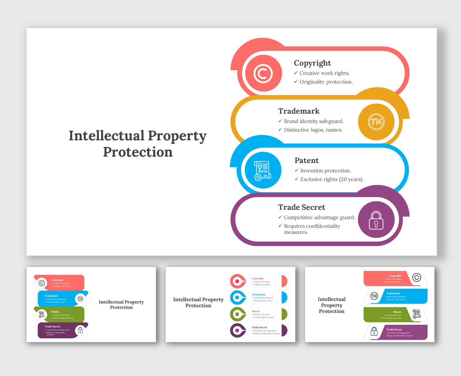 Intellectual Property Protection Google Slides Templates