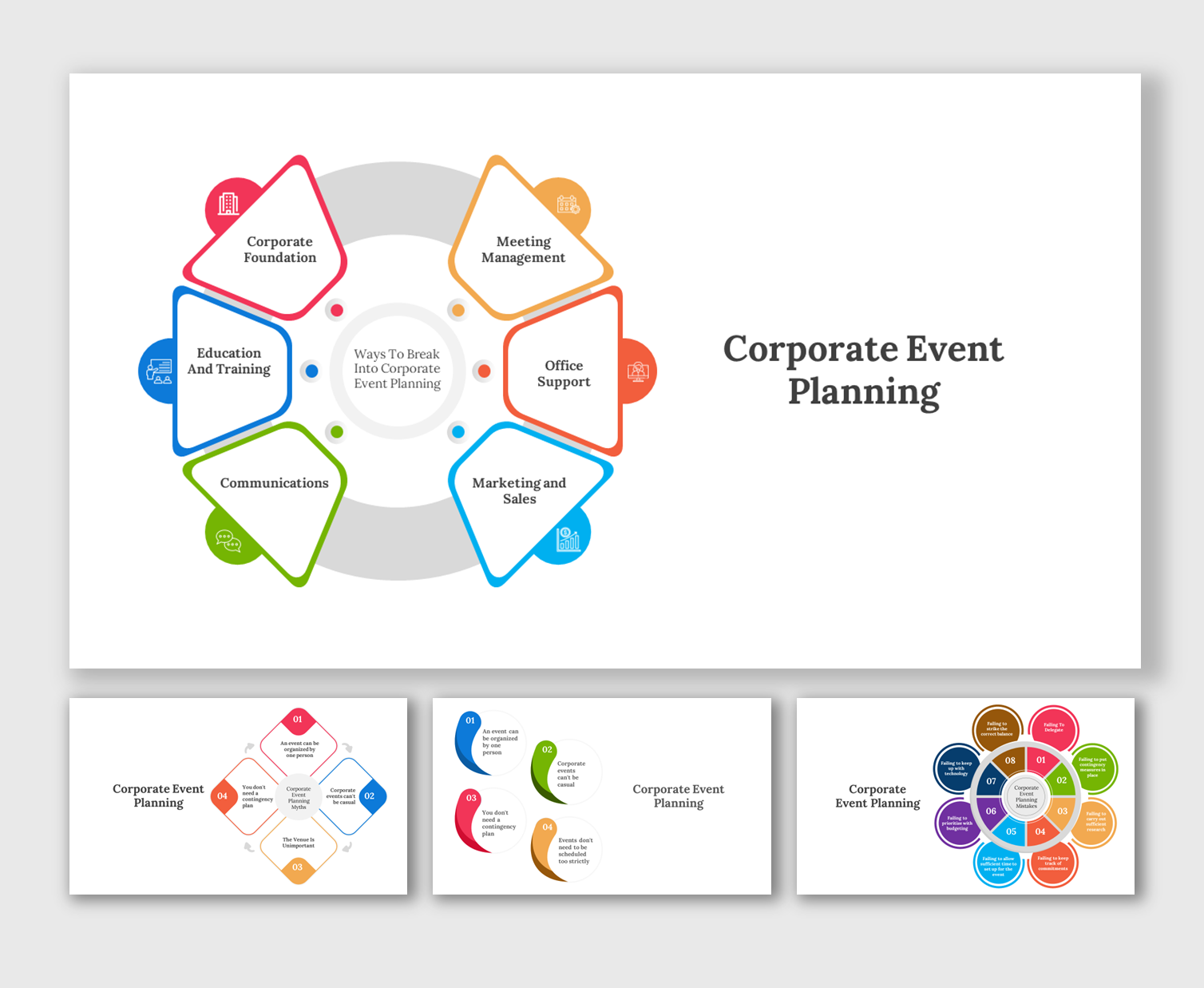 Corporate Event Planning Presentation And Google Slides