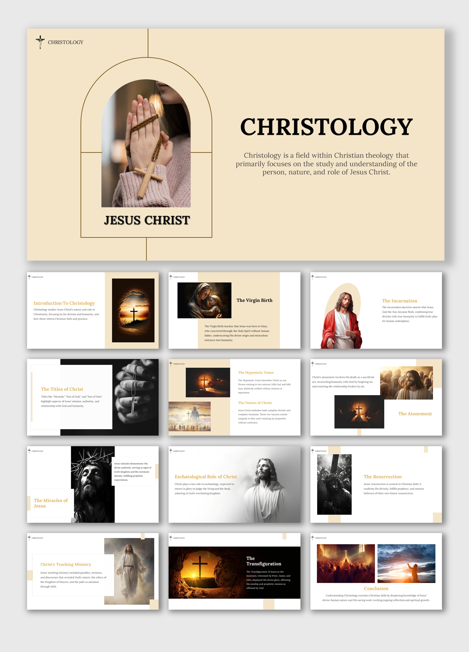 Ready To Use Christology PowerPoint And Google Slides