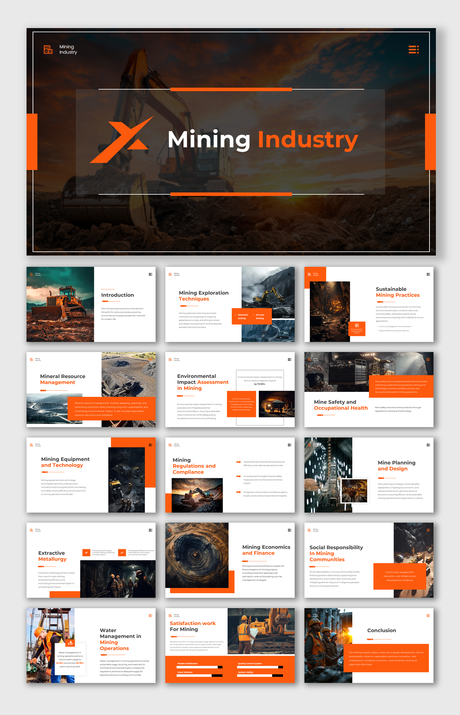 Buy Mining Industry PowerPoint And Google Slides Templates