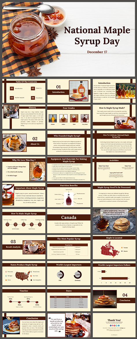 National Maple Syrup Day PowerPoint and Google Slides