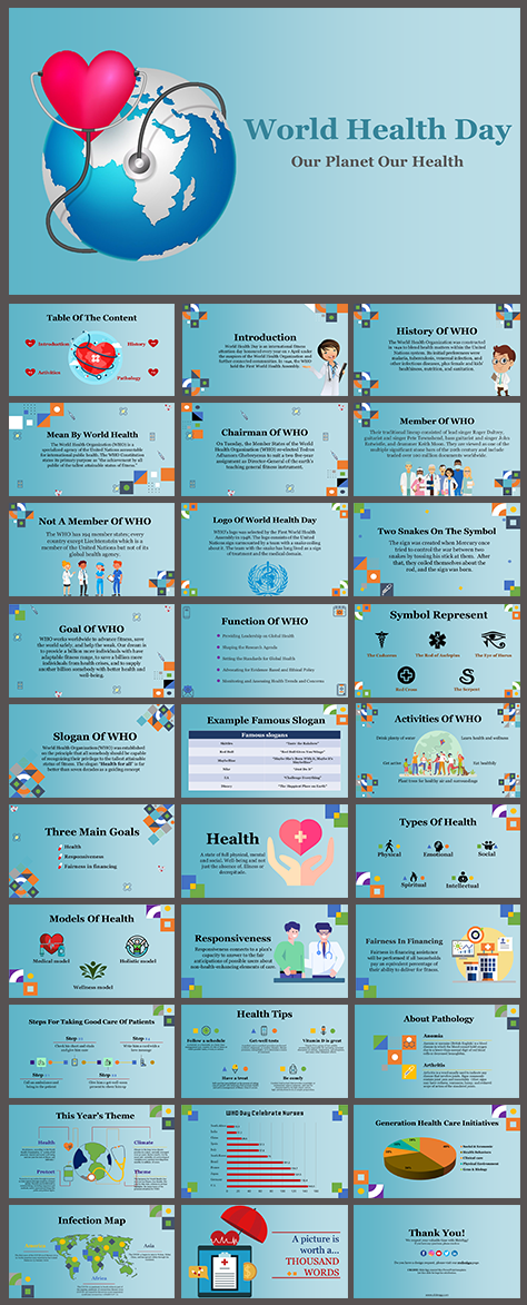World Health Day PowerPoint and Google Slides Themes