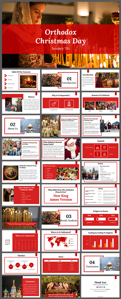 Orthodox Christmas Day PPT And Google Slides Templates