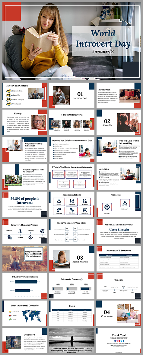 World Introvert Day PPT Presentation Google Slides Themes