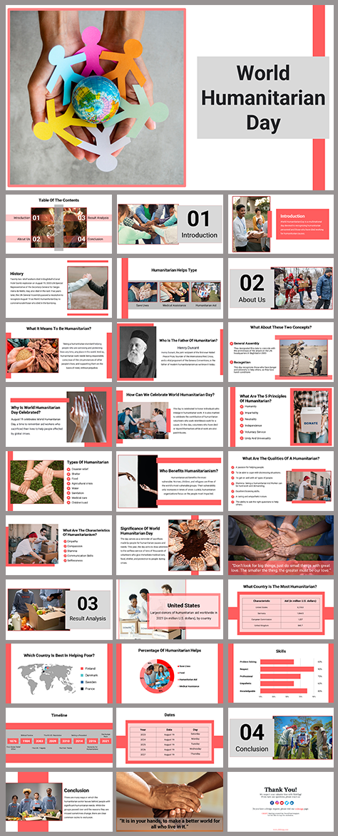 World Humanitarian Day PPT And Google Slides Templates