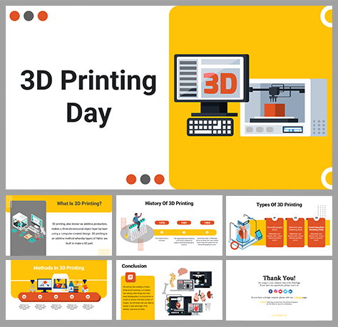 Download 3D Printing Day PowerPoint And Google Slides