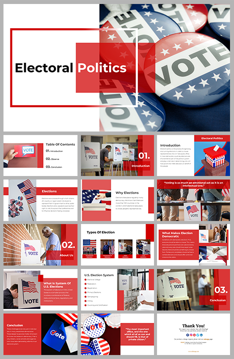 Electoral Politics PowerPoint And Google Slides Templates