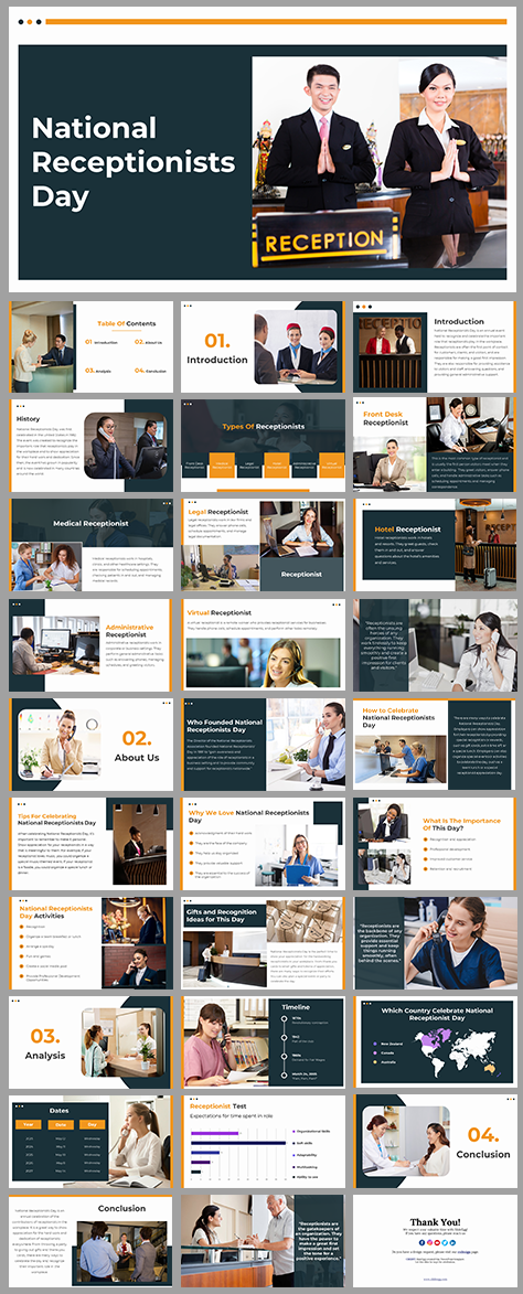 National Receptionists Day PPT And Google Slides Template