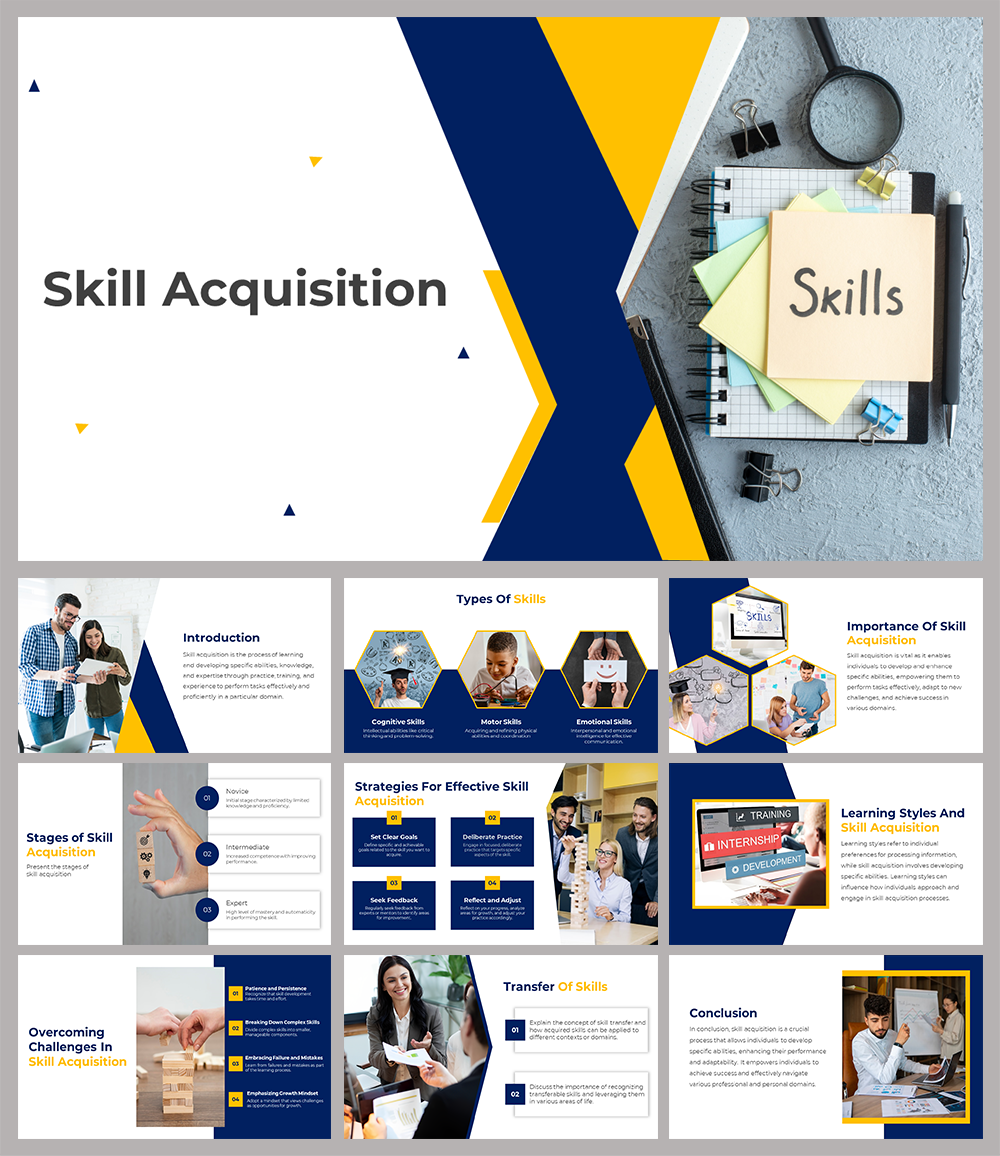 Skill Acquisition PowerPoint And Google Slides Templates
