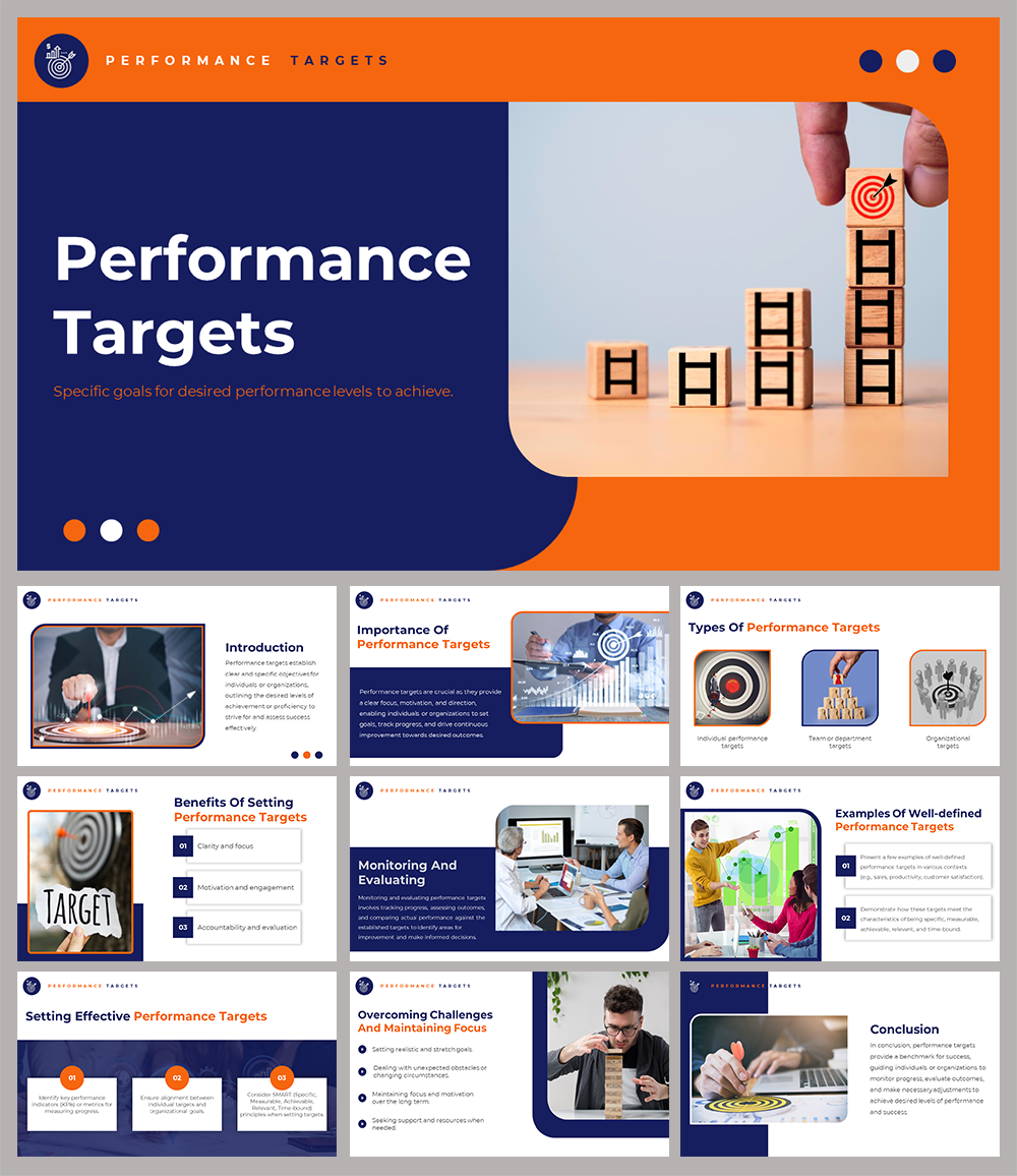 Discover Performance Targets PPT And Google Slides Themes