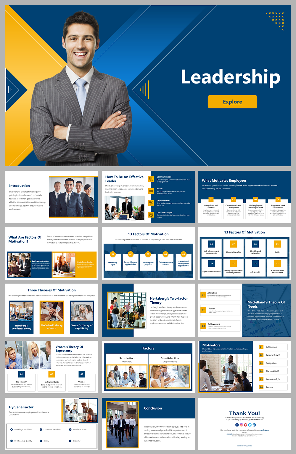 Explore The Leadership PPT And Google Slides Themes