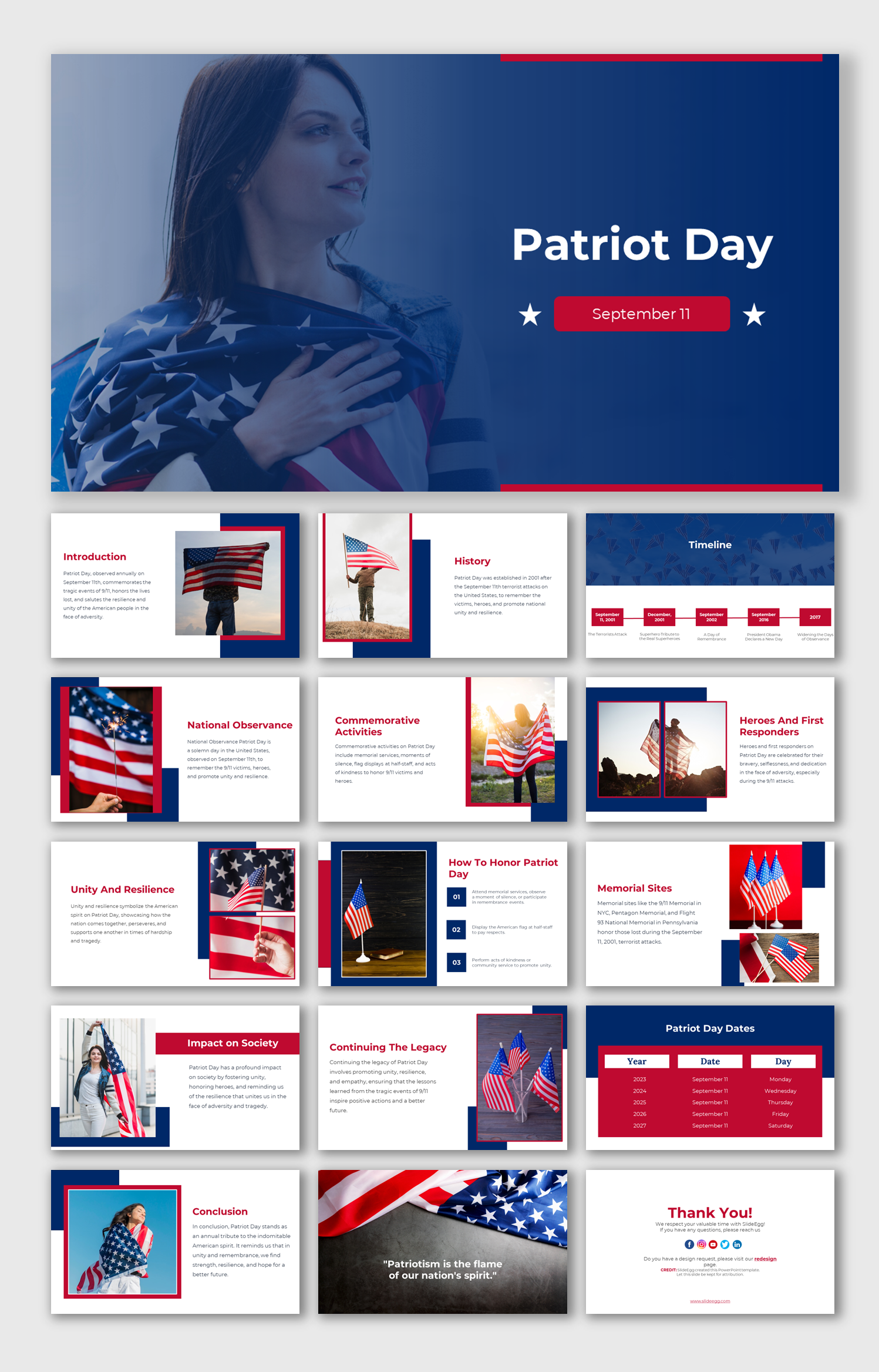 Get This Patriot Day PPT And Google Slides Templates