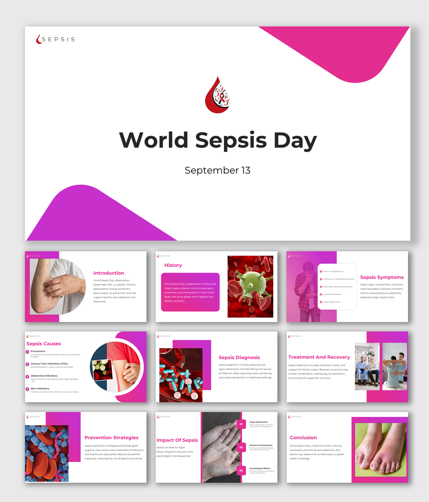 World Sepsis Day PowerPoint And Google Slides Templates