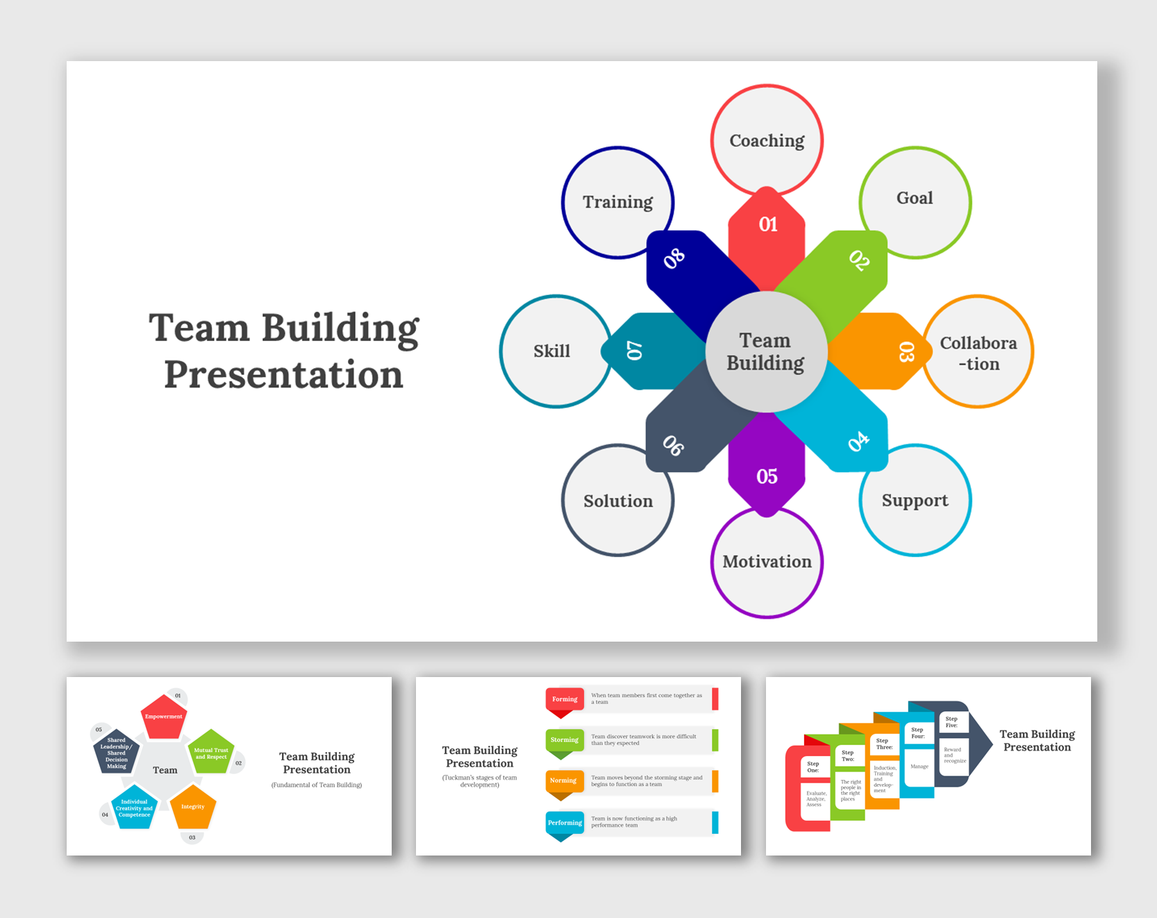 Shop Now Team Building PPT And Google Slides Templates
