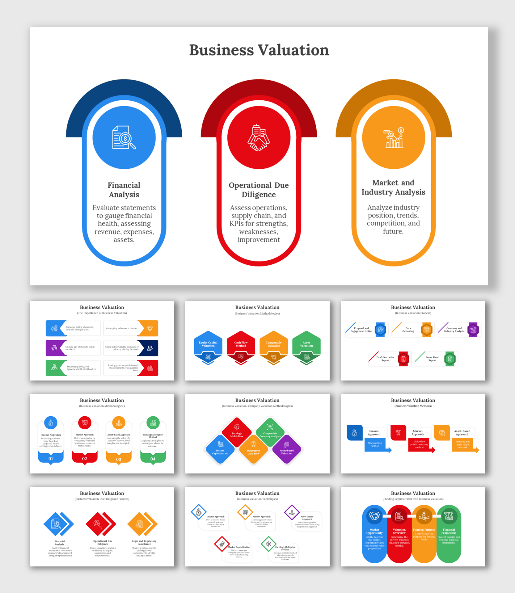 Discover Business Valuation PowerPoint And Google Slides