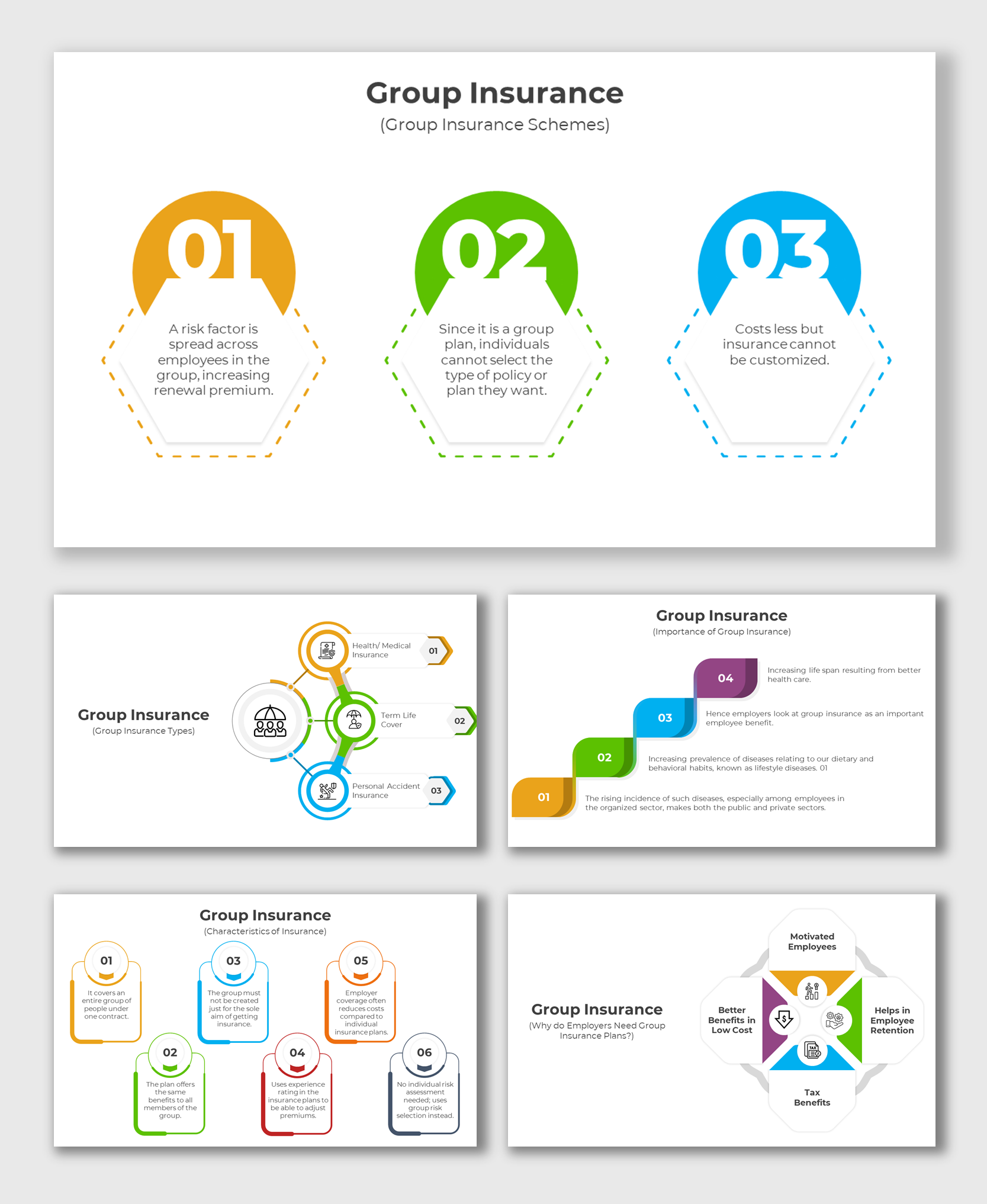 Best Group Insurance PPT, Google Slides, And Canva Templates