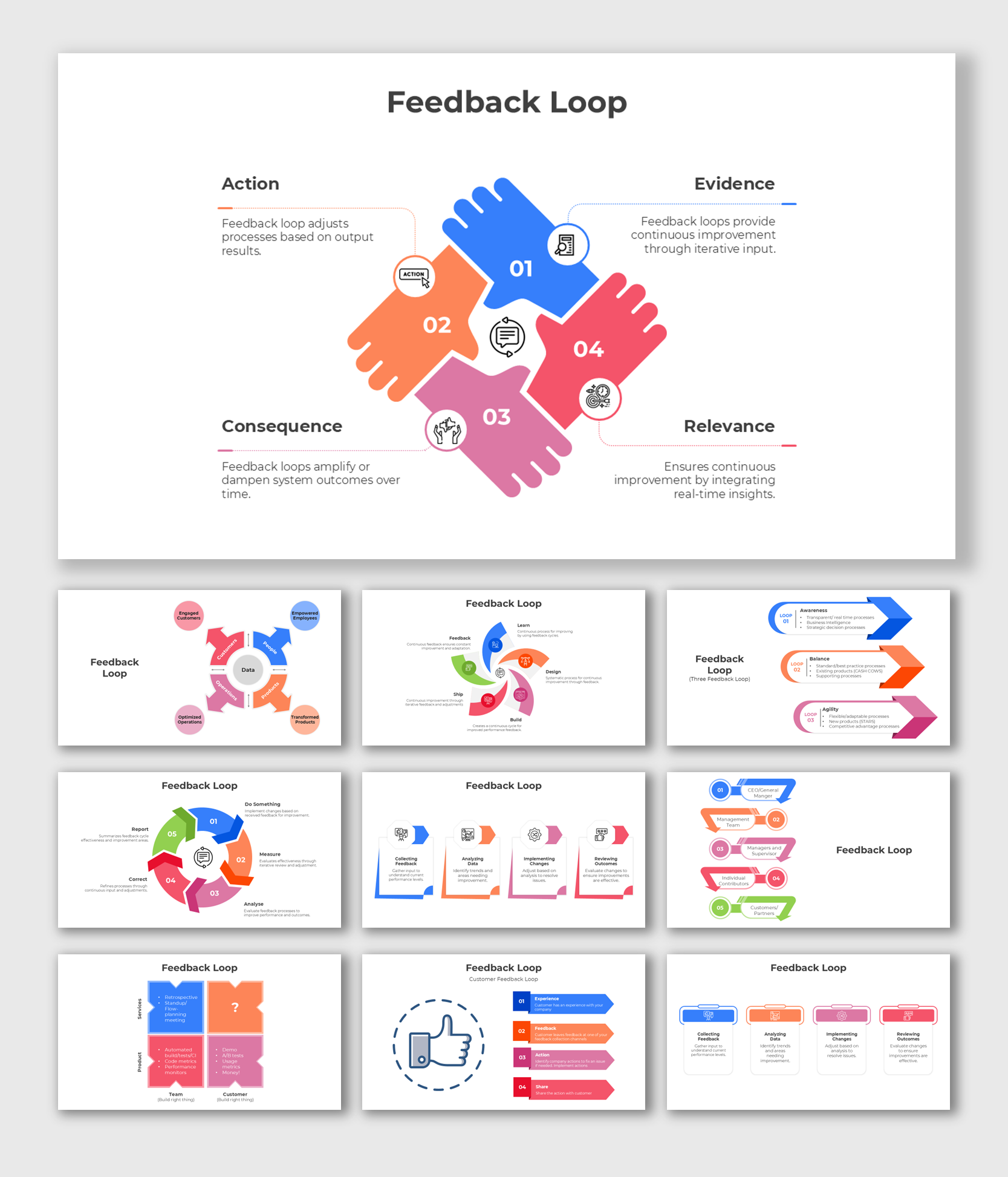 Download Our Feedback Loop PPT And Canva Templates