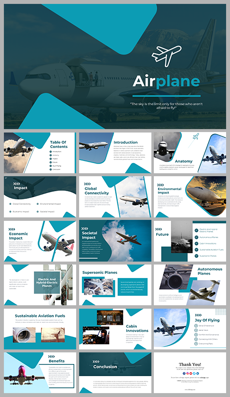 Download Airplane PPT Presentation And Google Slides