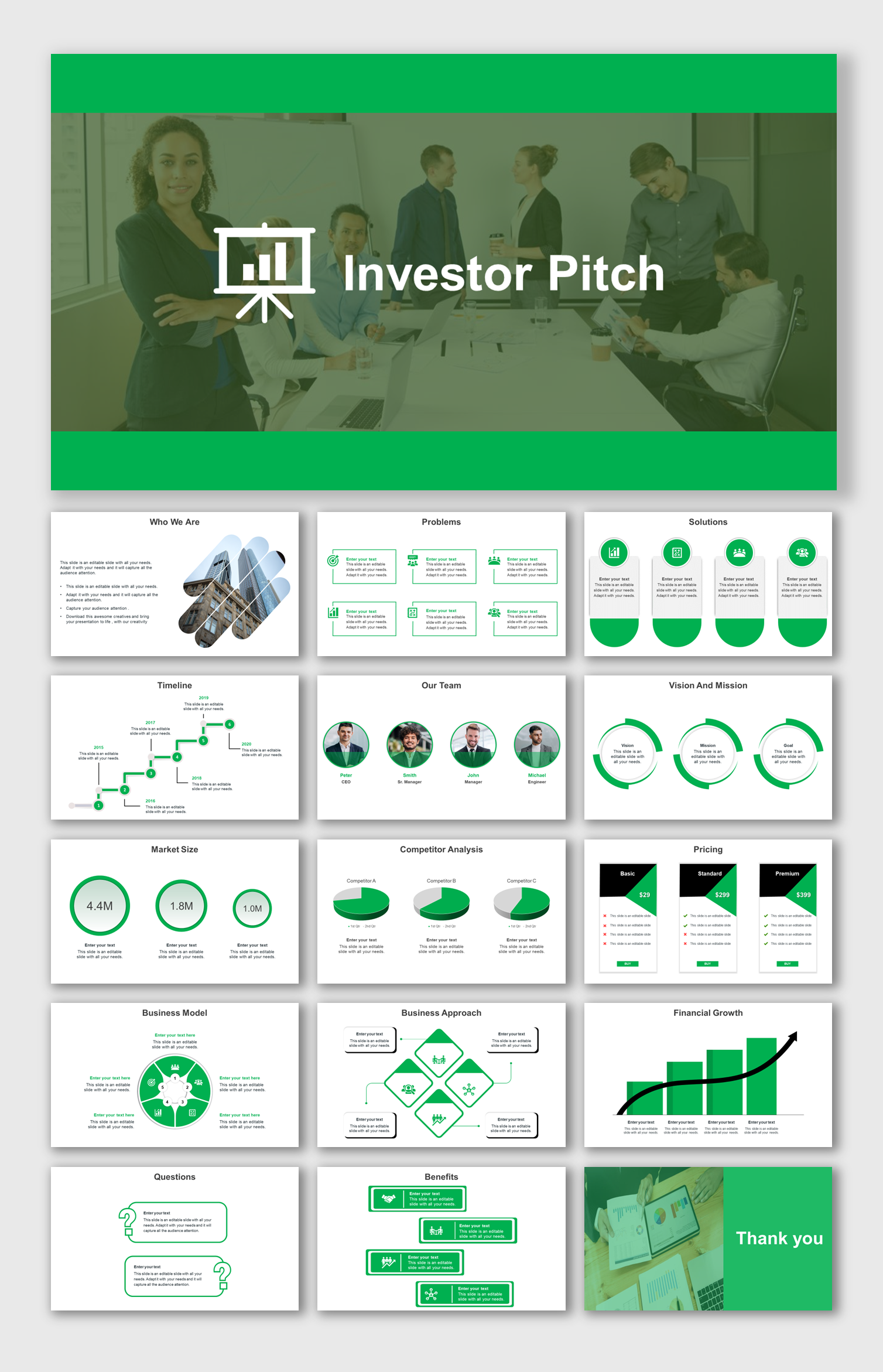 Get Now! Investor Pitch Presentation And Google Slides