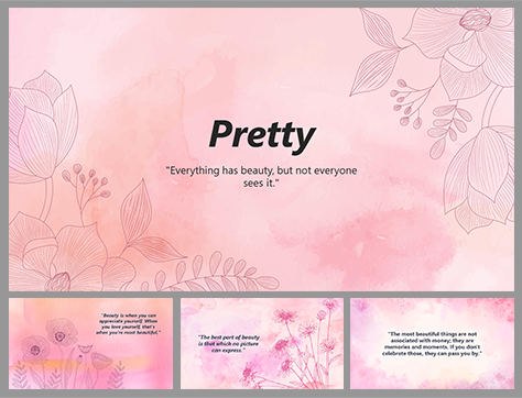 Pretty Background PowerPoint and Google Slides Templates