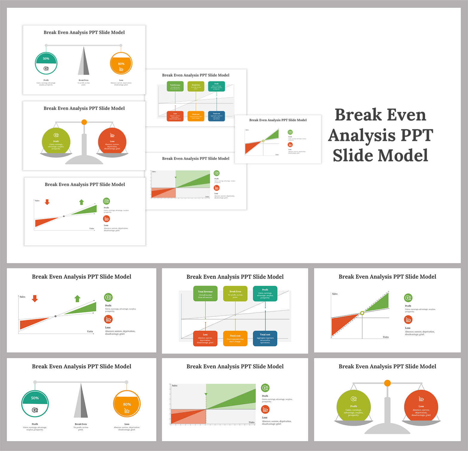 Break Even Analysis PowerPoint And Google Slides Themes