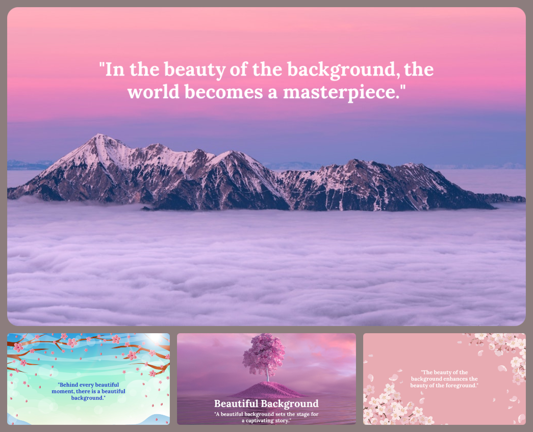 Beautiful Background For PPT and Google Slides Templates