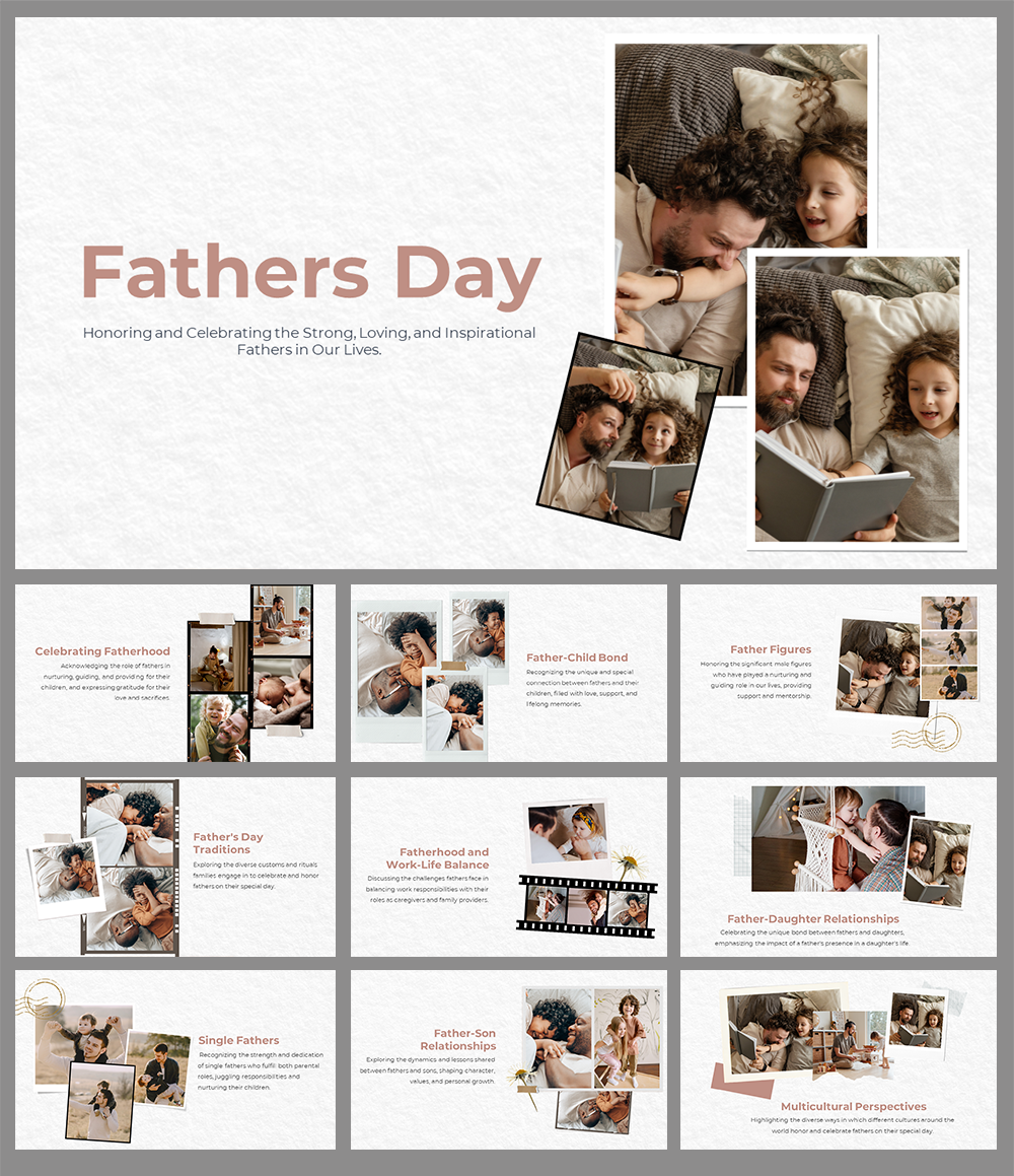 Fathers Day PowerPoint and Google Slides Templates