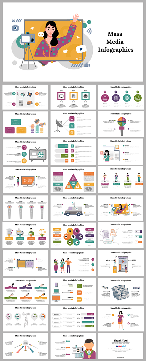Mass Media Infographics PPT And Google Slides Templates