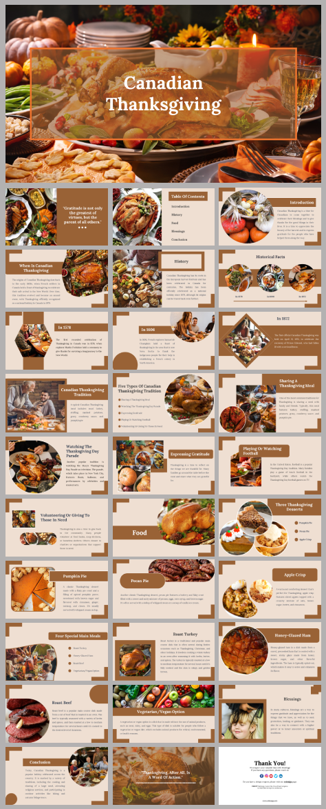 Canadian Thanksgiving PowerPoint And Google Slides