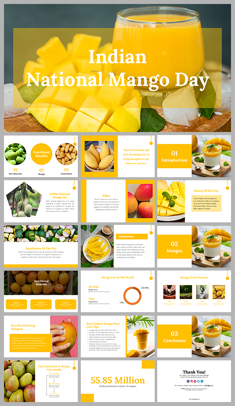 Indian National Mango Day PPT And Google Slides Template
