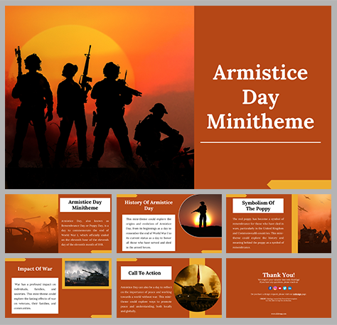 Armistice Day Minitheme PPT,Google and Canva Slides