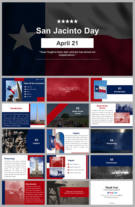 San Jacinto Day PPT Presentation And Google Slides Themes