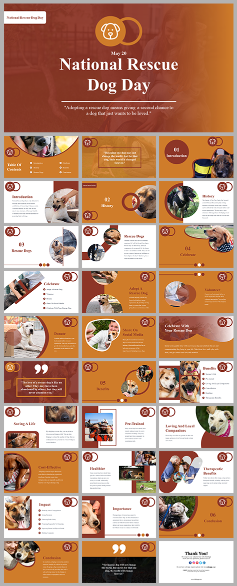 National Rescue Dog Day PPT Presentation And Google Slides