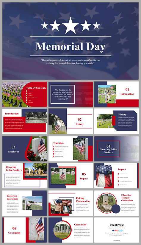 Memorial Day Presentation And Google Slides Themes