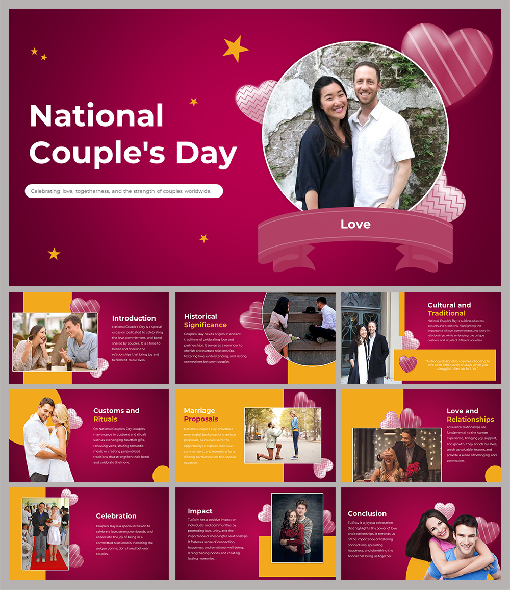 National Couples Day PPT And Google Slides Templates