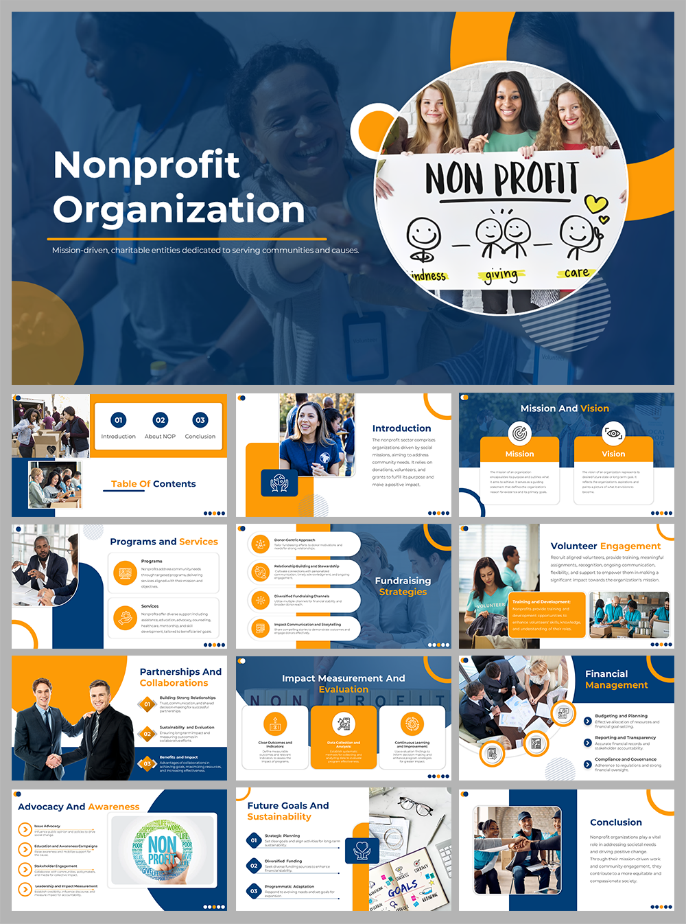 Get Nonprofit Organization PPT And Google Slides Templates