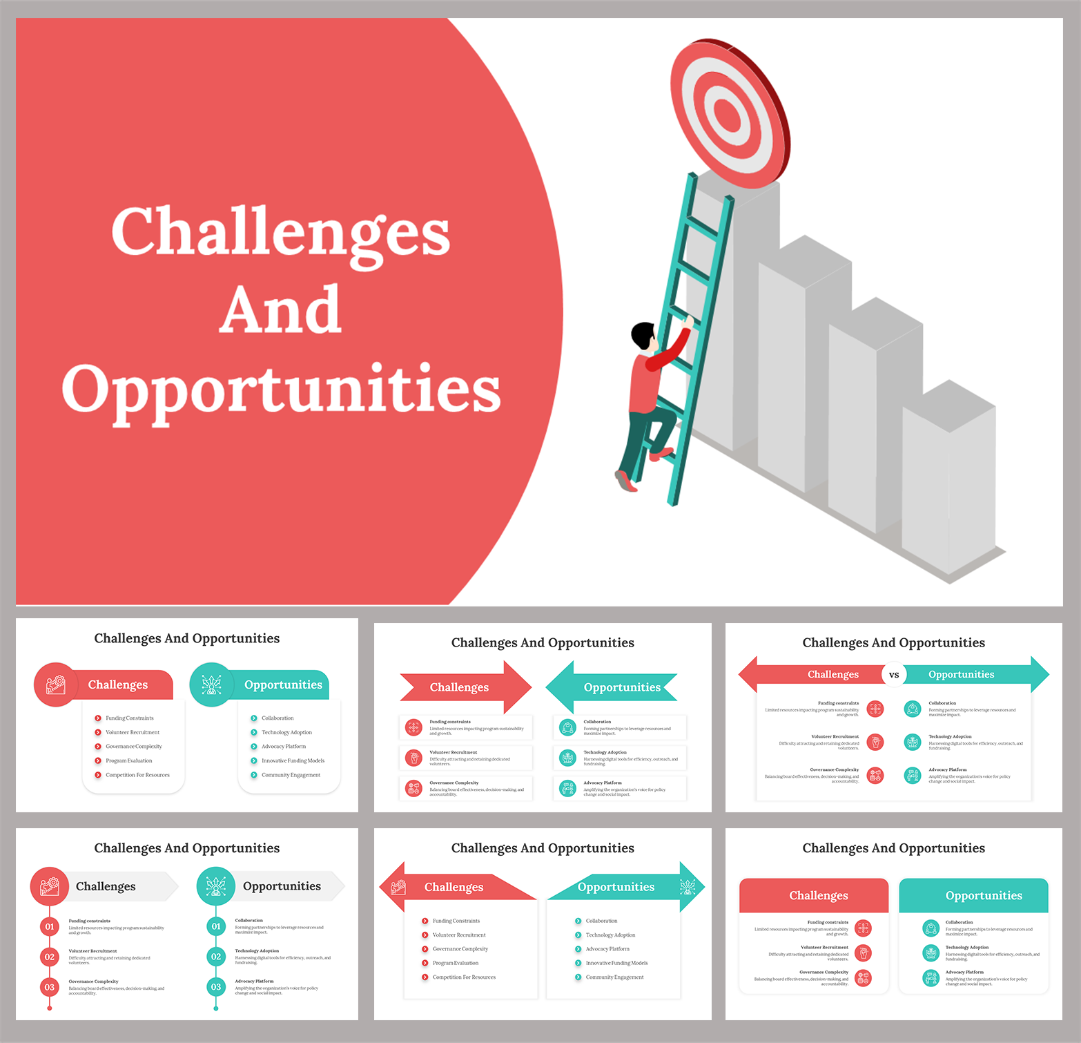 Get Challenges And Opportunities PPT Template And Google Slides