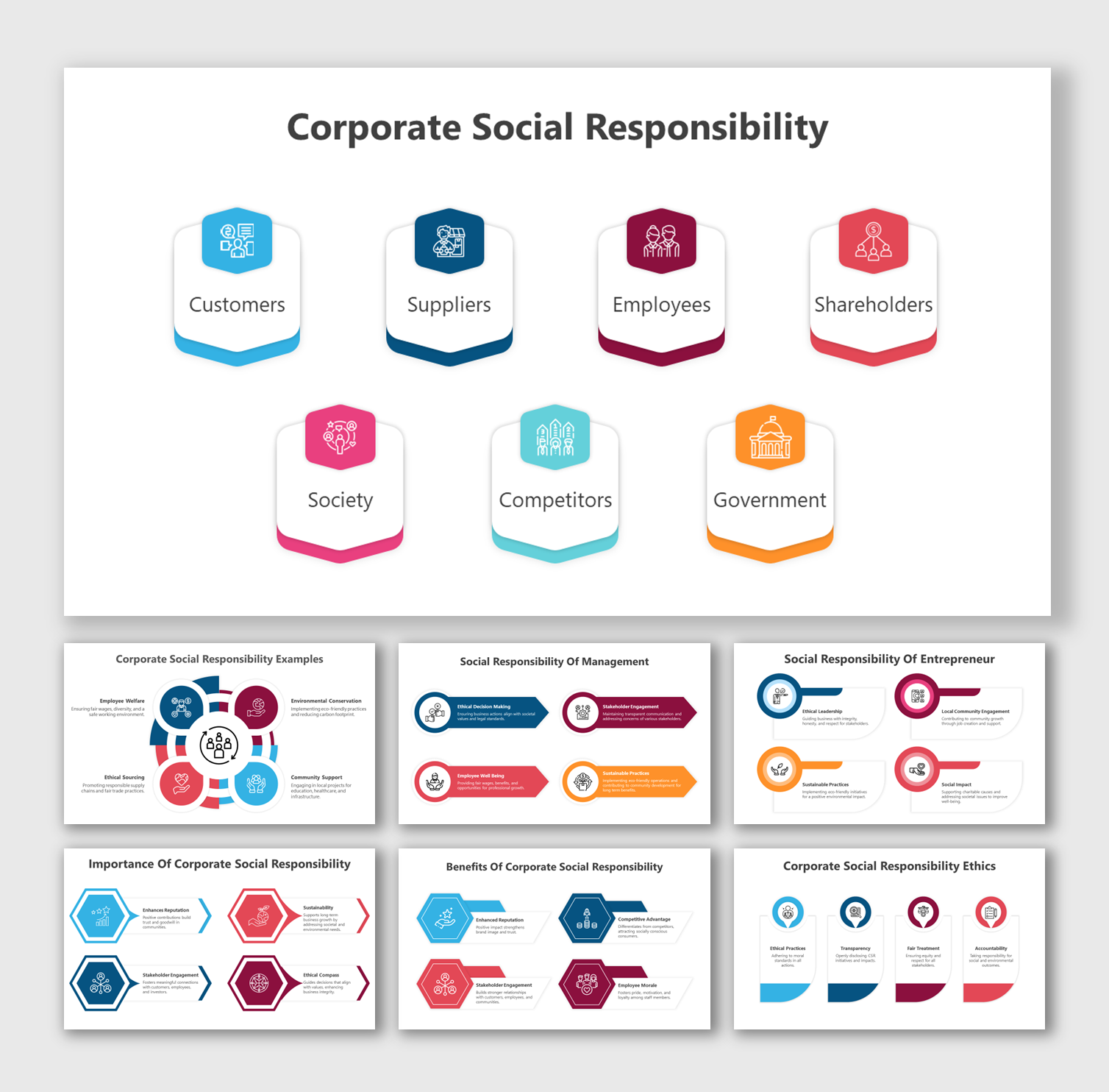 Explore Corporate Social Responsibility Google Slides Themes
