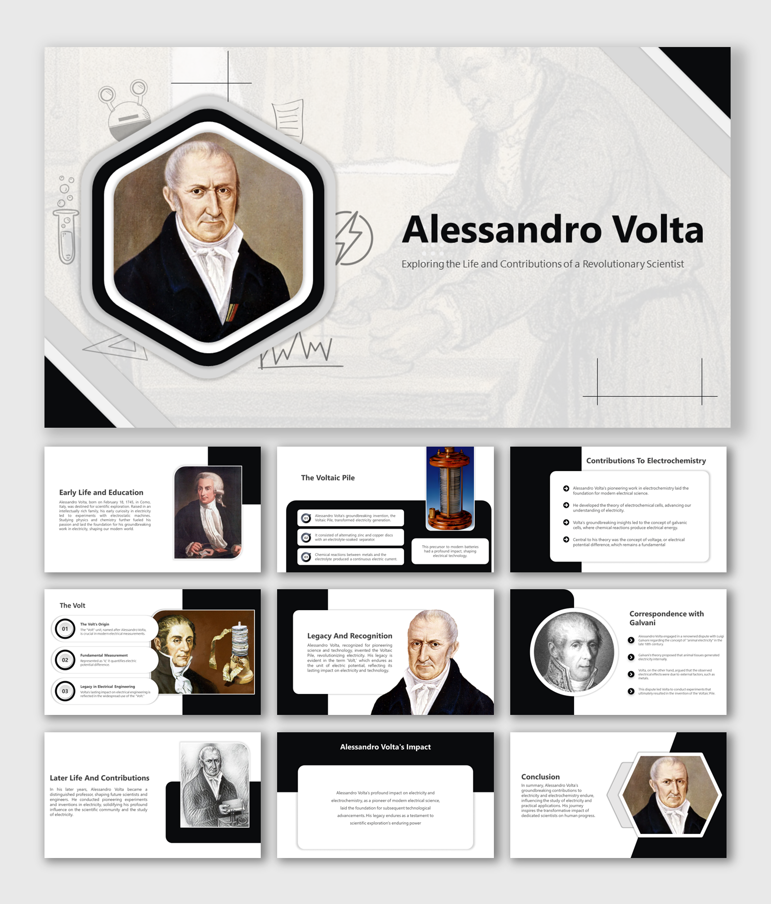 Use Alessandro Volta PowerPoint And Google Slides Themes