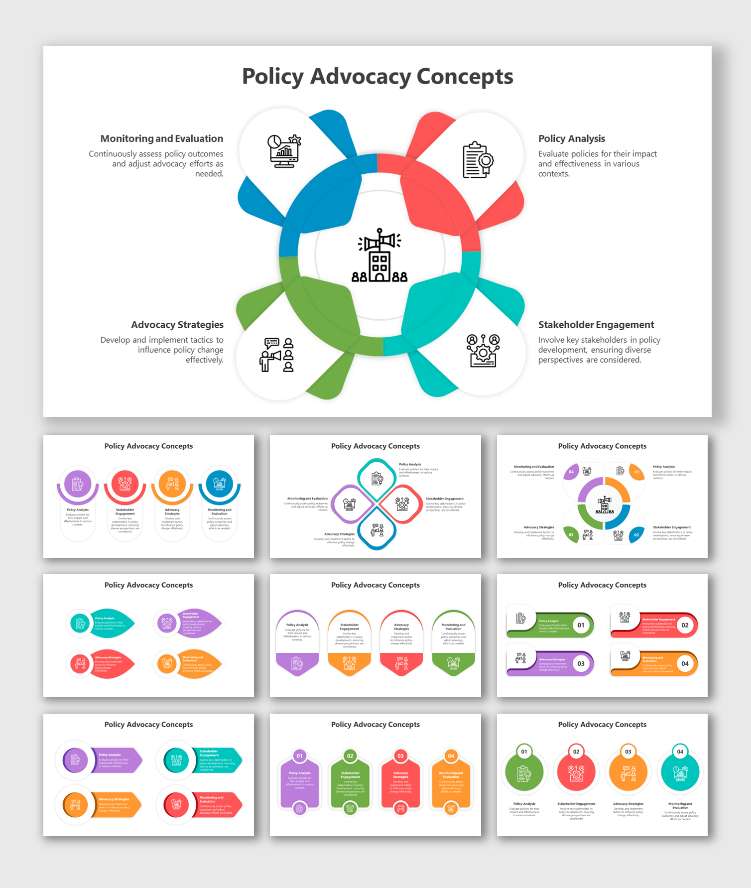 Download Policy Advocacy Concepts PPT And Google Slides