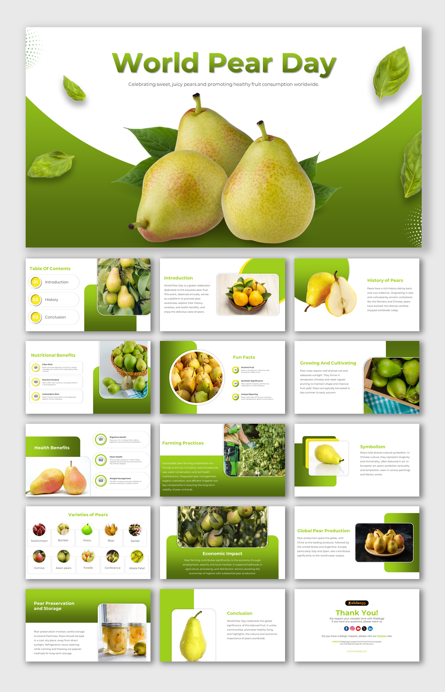 Get This World Pear Day PowerPoint And Google Slides