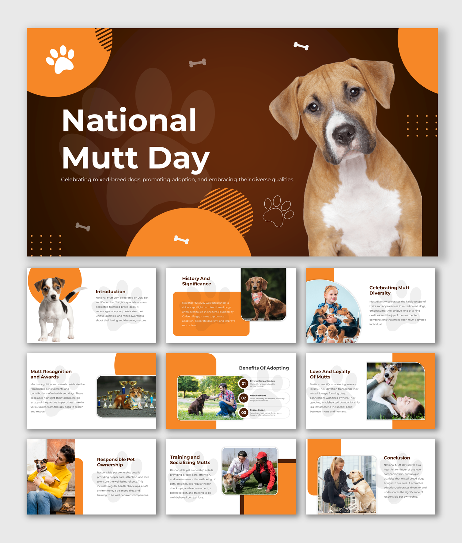 Download National Mutt Day PPT And Google Slides Themes