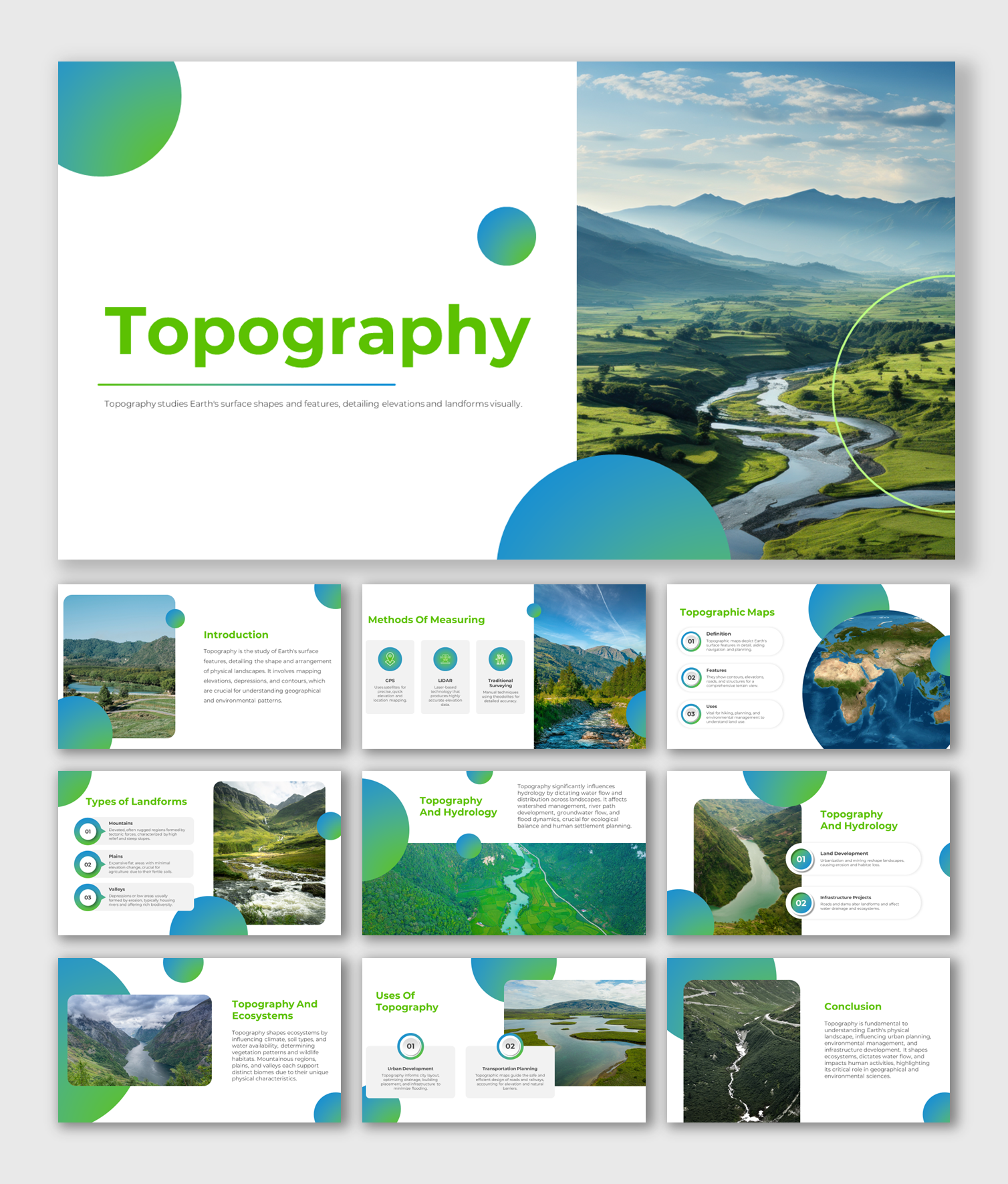 Downoload Topography Presentation And Google Slides Themes