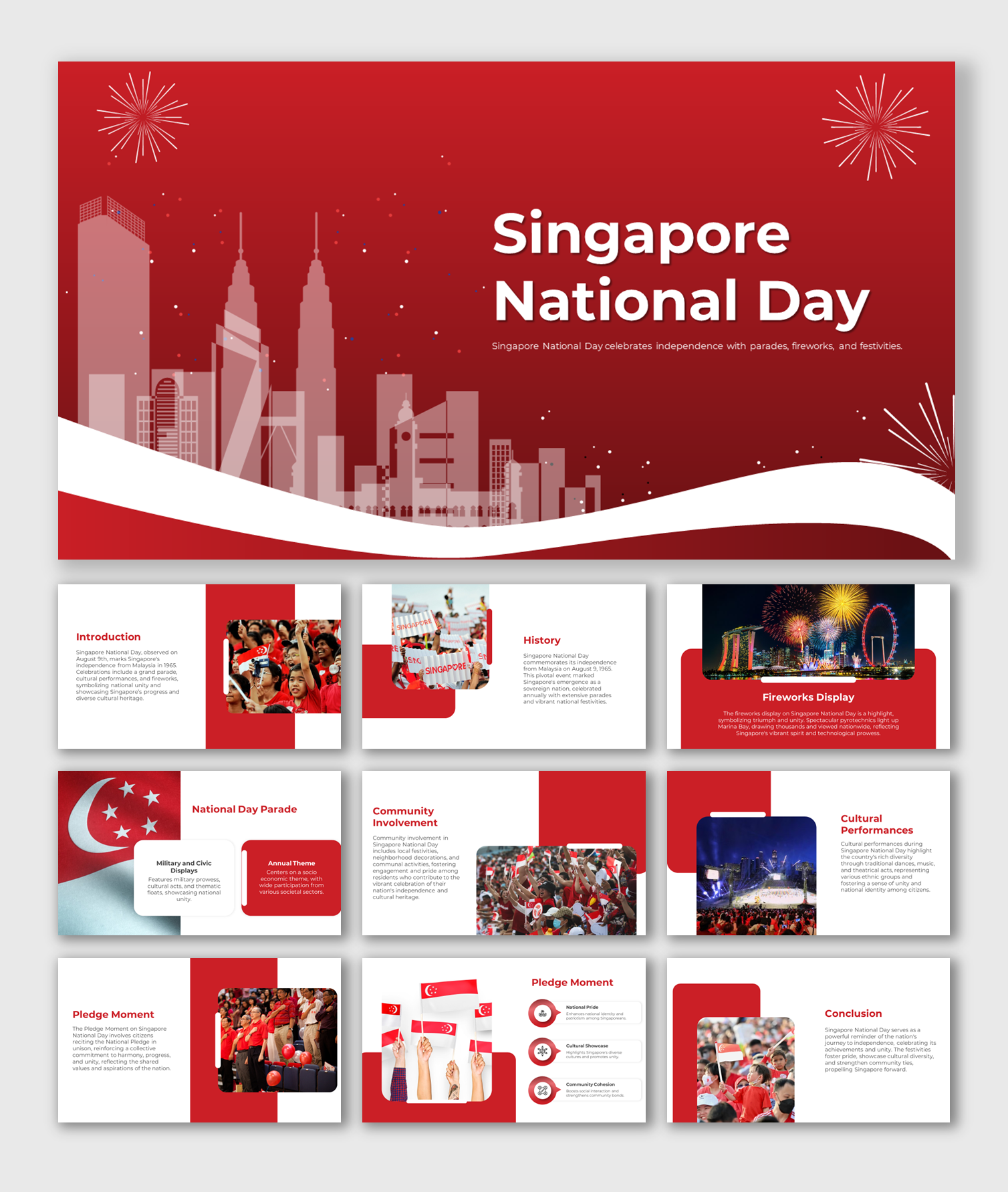 Get Singapore National Day PPT And Google Slides Themes