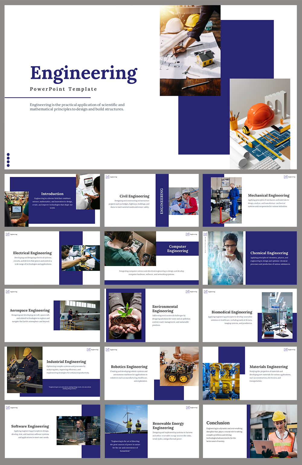 Engineering Google Slides and PowerPoint Templates