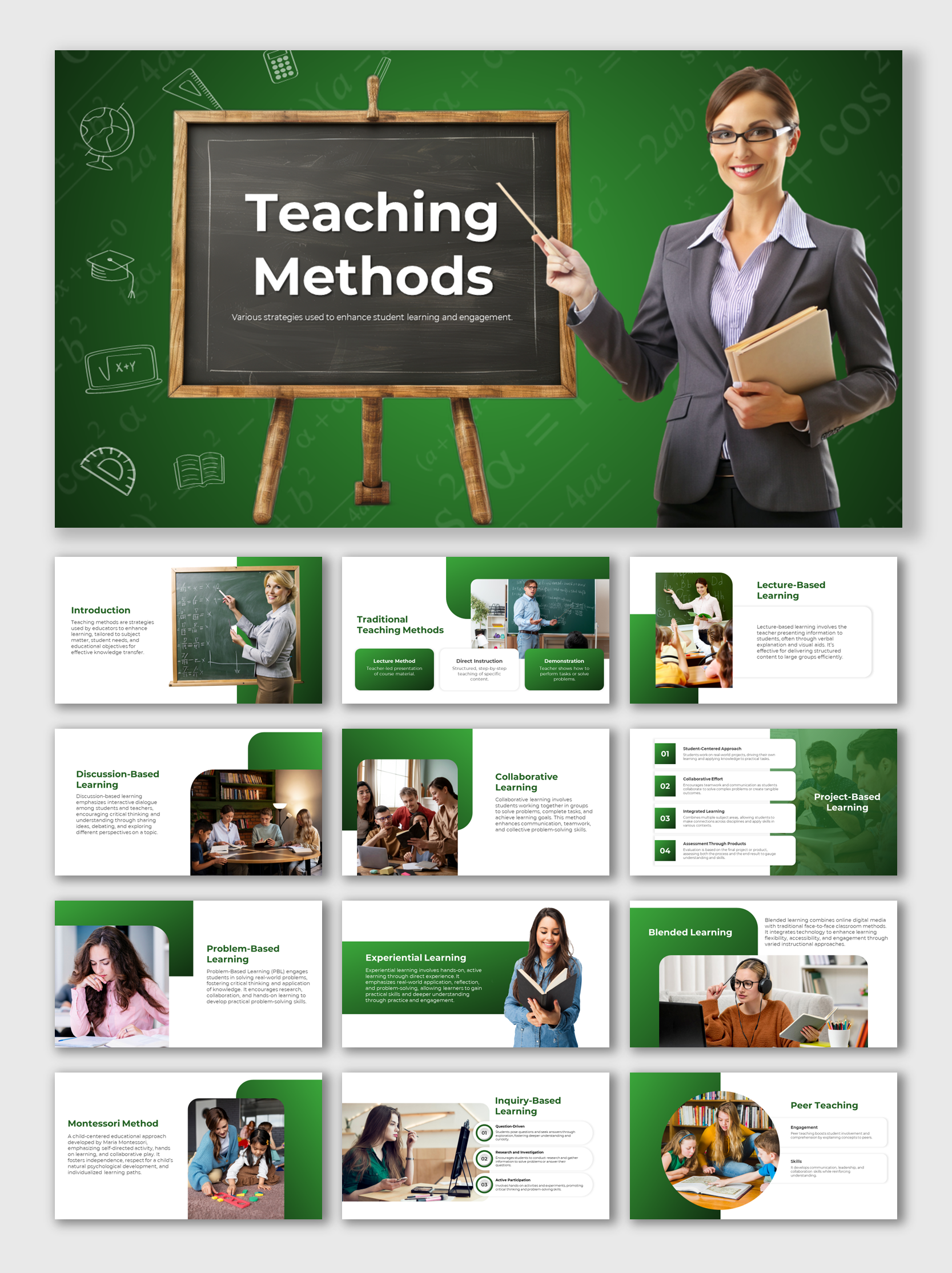 Teaching Methods Google Slides And Canva Templates