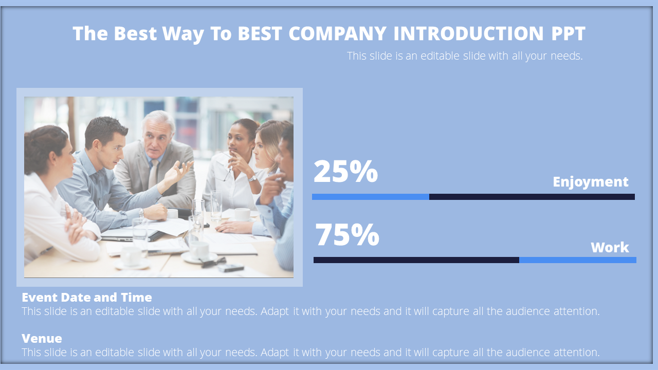 Download Our Company Introduction PPT Template Design