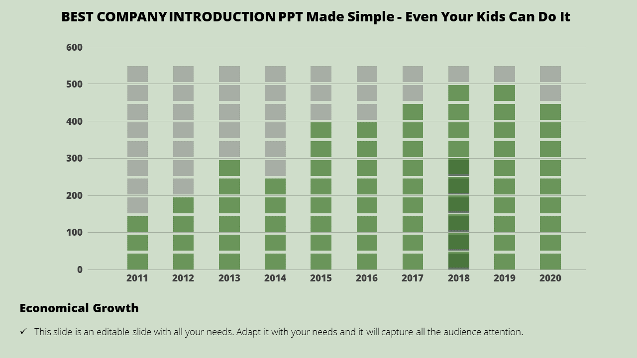 Instant Download Best Company Introduction PPT Template