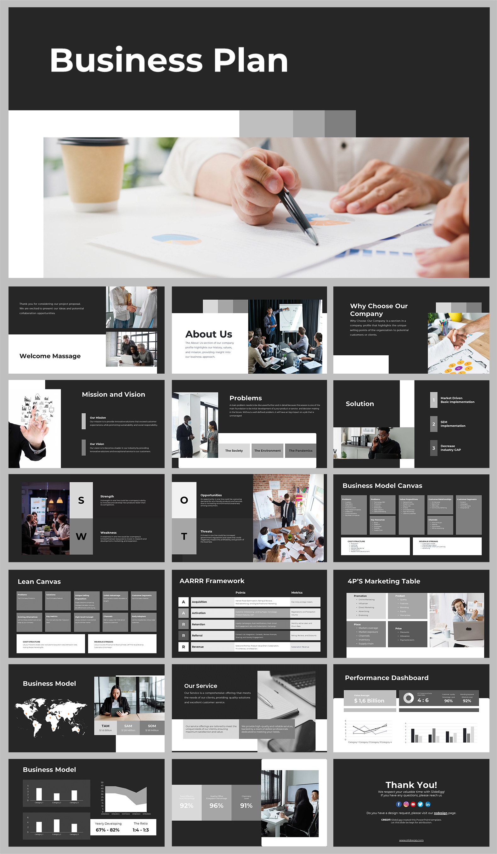 Business Design PowerPoint and Google Slides Templates