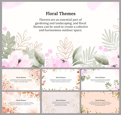 Floral Themes PPT Presentation Google Slides and Templates